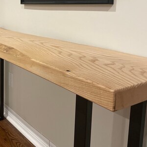 Ash Console Table Entryway Table - Etsy