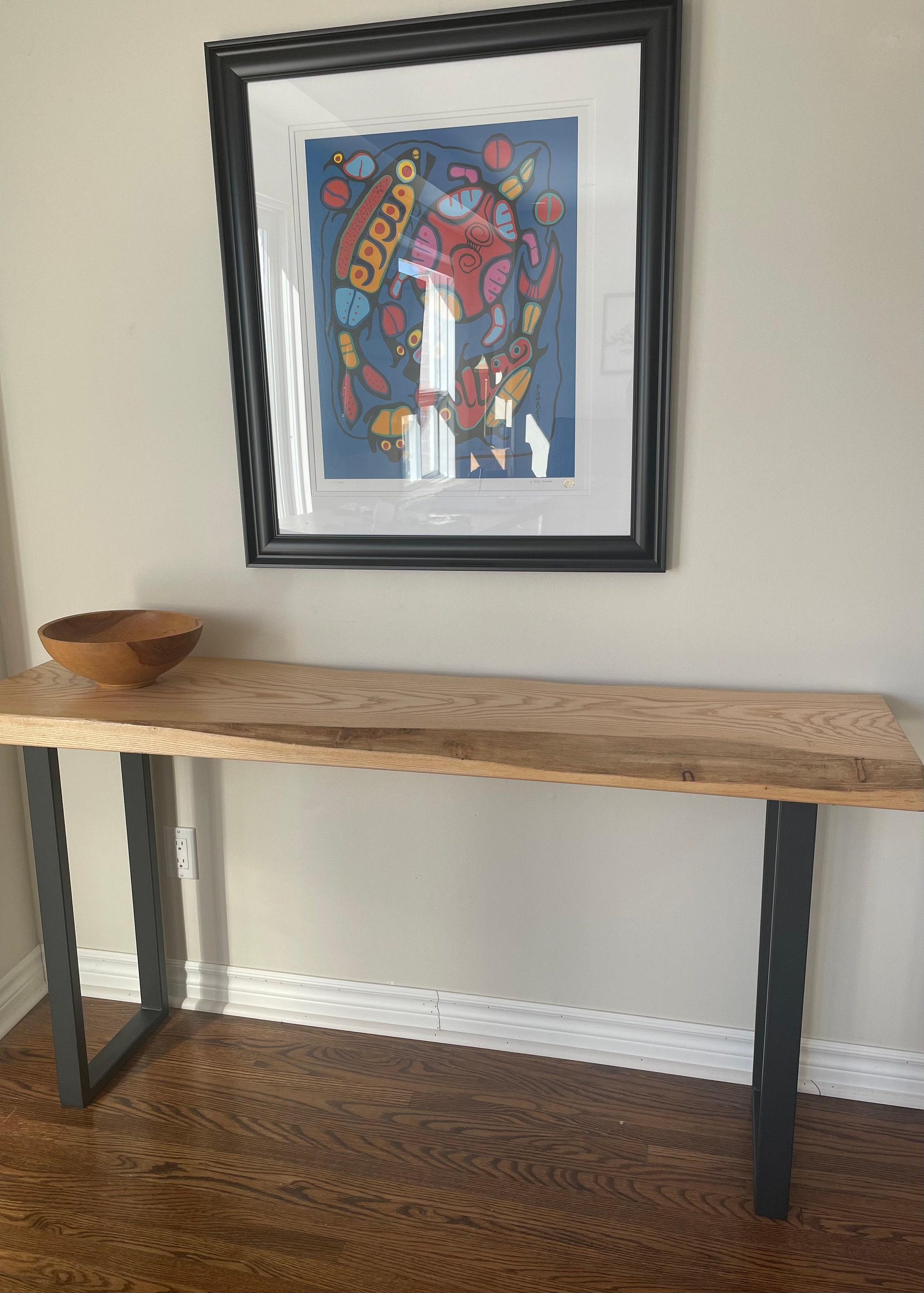 Ash Console Table Entryway Table - Etsy