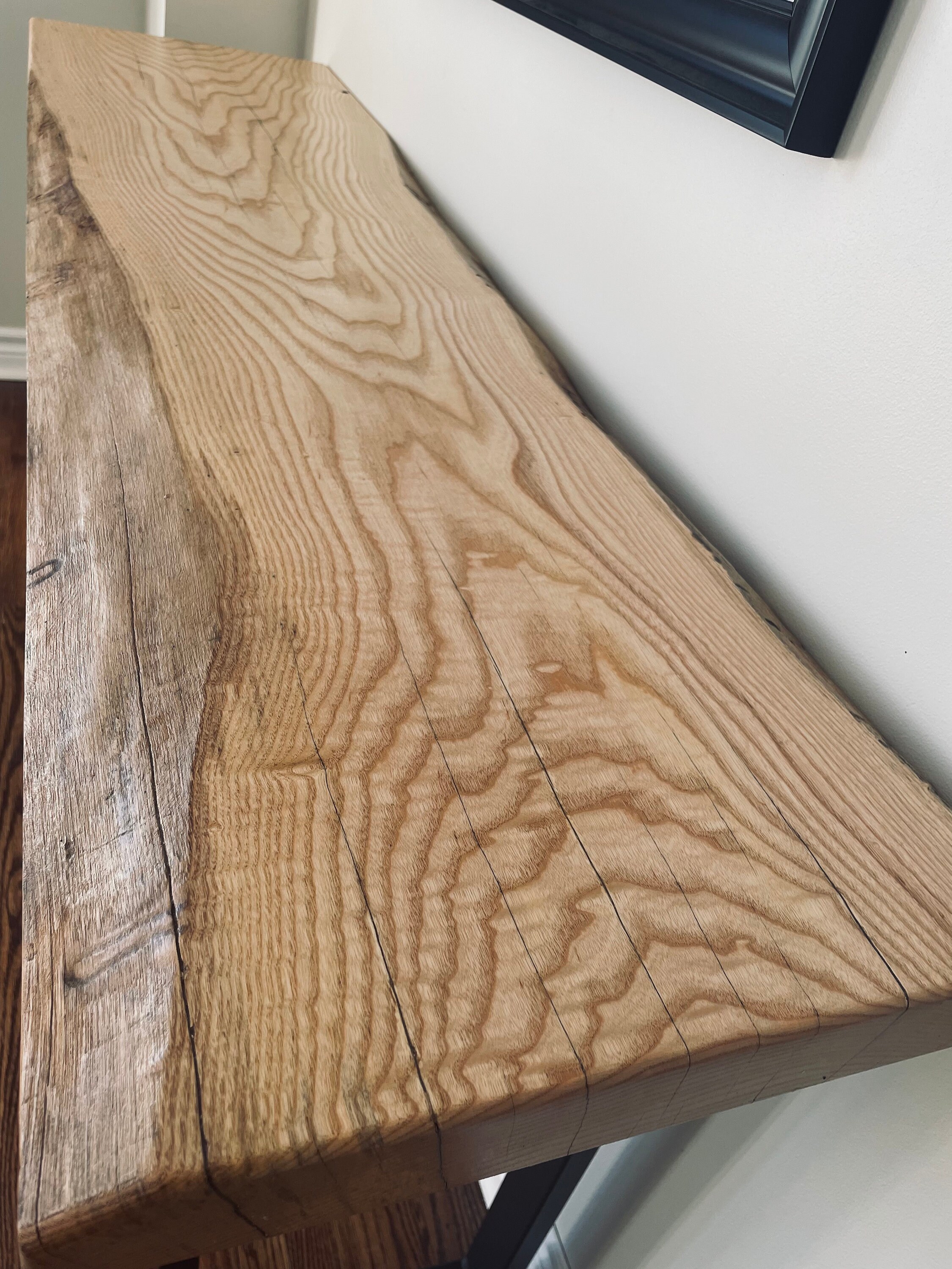 Ash Console Table Entryway Table - Etsy