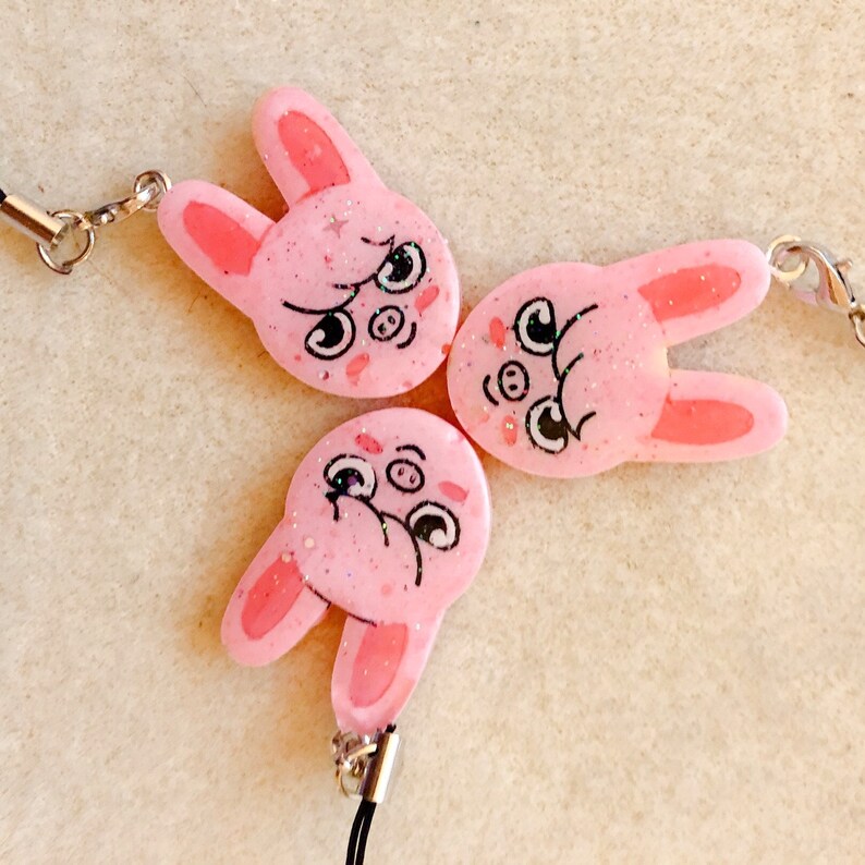 Skzoo Phone Straps, Stray Kids Mascot, Puppy, Rabbit, Pig Rabbit, Wolf ...