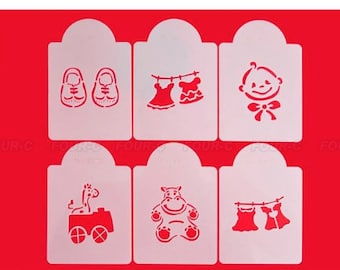 Baby shower stencils | Etsy