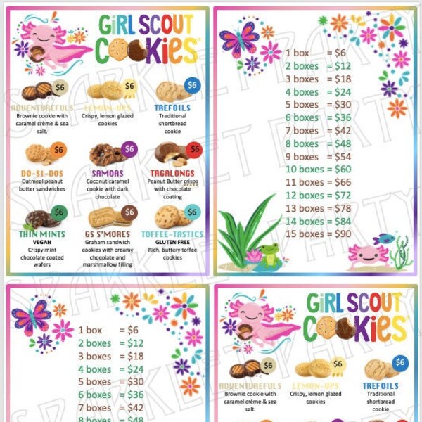 Girl Scout Cookies - Etsy