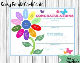 Girl Scout Daisy Petal Template