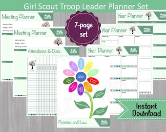 Girl Scouts Ultimate Troop Leader Planner Tool Kit Binder | Etsy