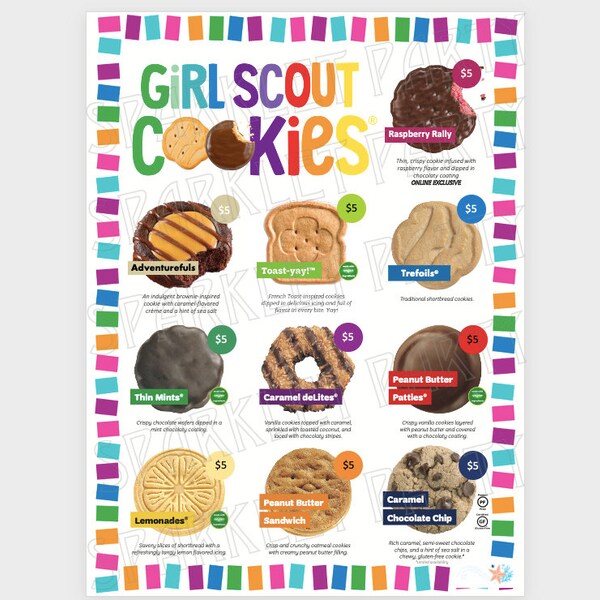 Girl Scout Cookie Door Hanger - Etsy