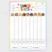 ABC Girl Scout Cookie Booth Tally Count Sheet Printable Smart Baker ...