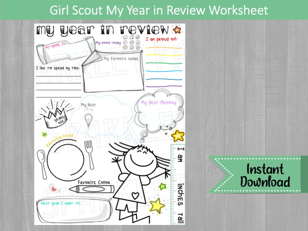Girl Scout Worksheets