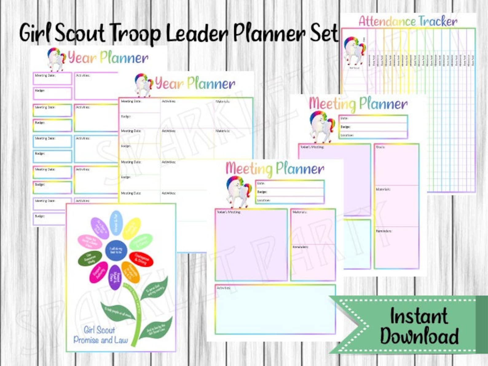 Girl Scouts Ultimate Troop Leader Planner Tool Kit Binder | Etsy