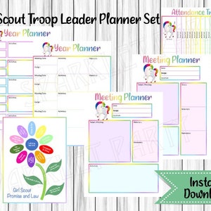 Girl Scouts Ultimate Troop Leader Planner Tool Kit Binder Meeting ...