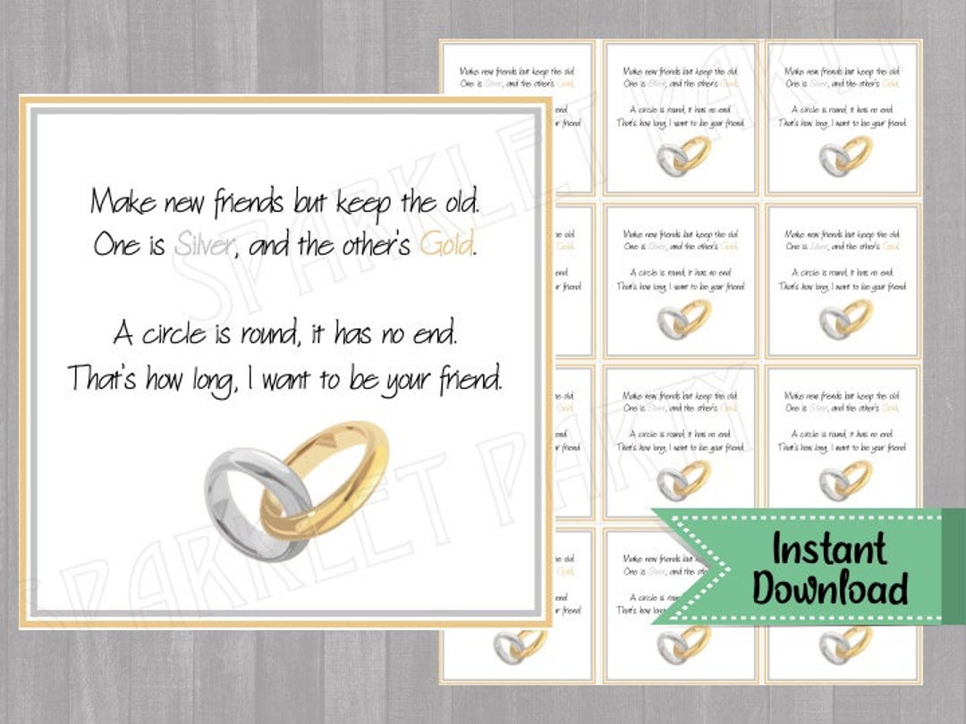 Girl Scout Make New Friends Printable - Etsy