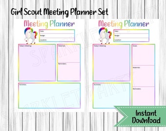 Girl Scouts Ultimate Troop Leader Planner Tool Kit Binder | Etsy
