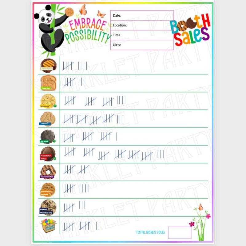 Tally Sheets - Etsy