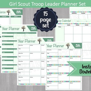 Girl Scouts Ultimate Troop Leader Planner Tool Kit Binder Meeting ...