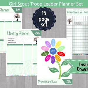 Girl Scouts Ultimate Troop Leader Planner Tool Kit Binder Meeting ...