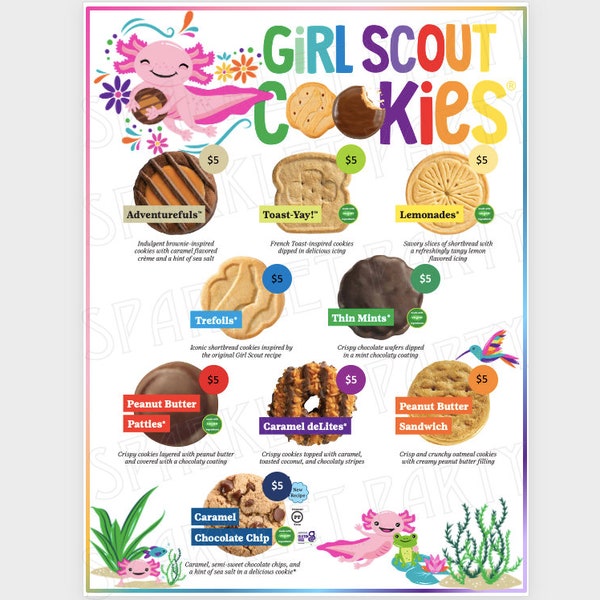 Axolotl Girl Scout - Etsy