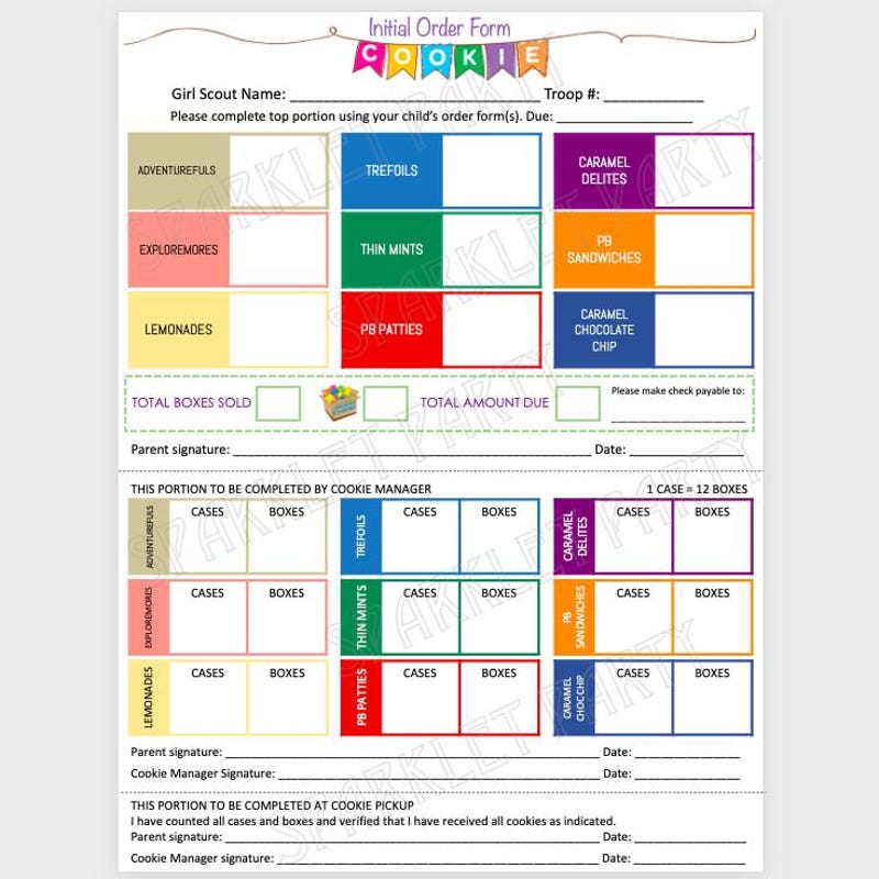 Abc Bakers Order Card - Etsy