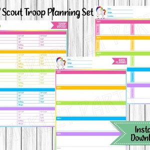 Girl Scouts Ultimate Troop Leader Planner Tool Kit Binder Meeting ...