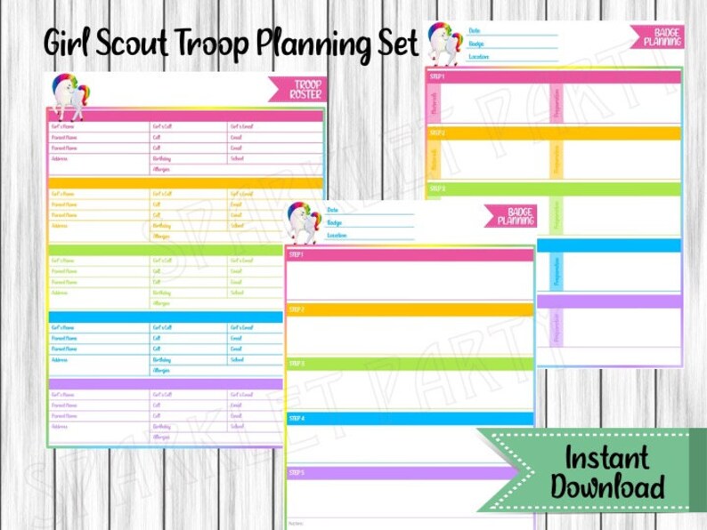Girl Scouts Ultimate Troop Leader Planner Tool Kit Binder | Etsy