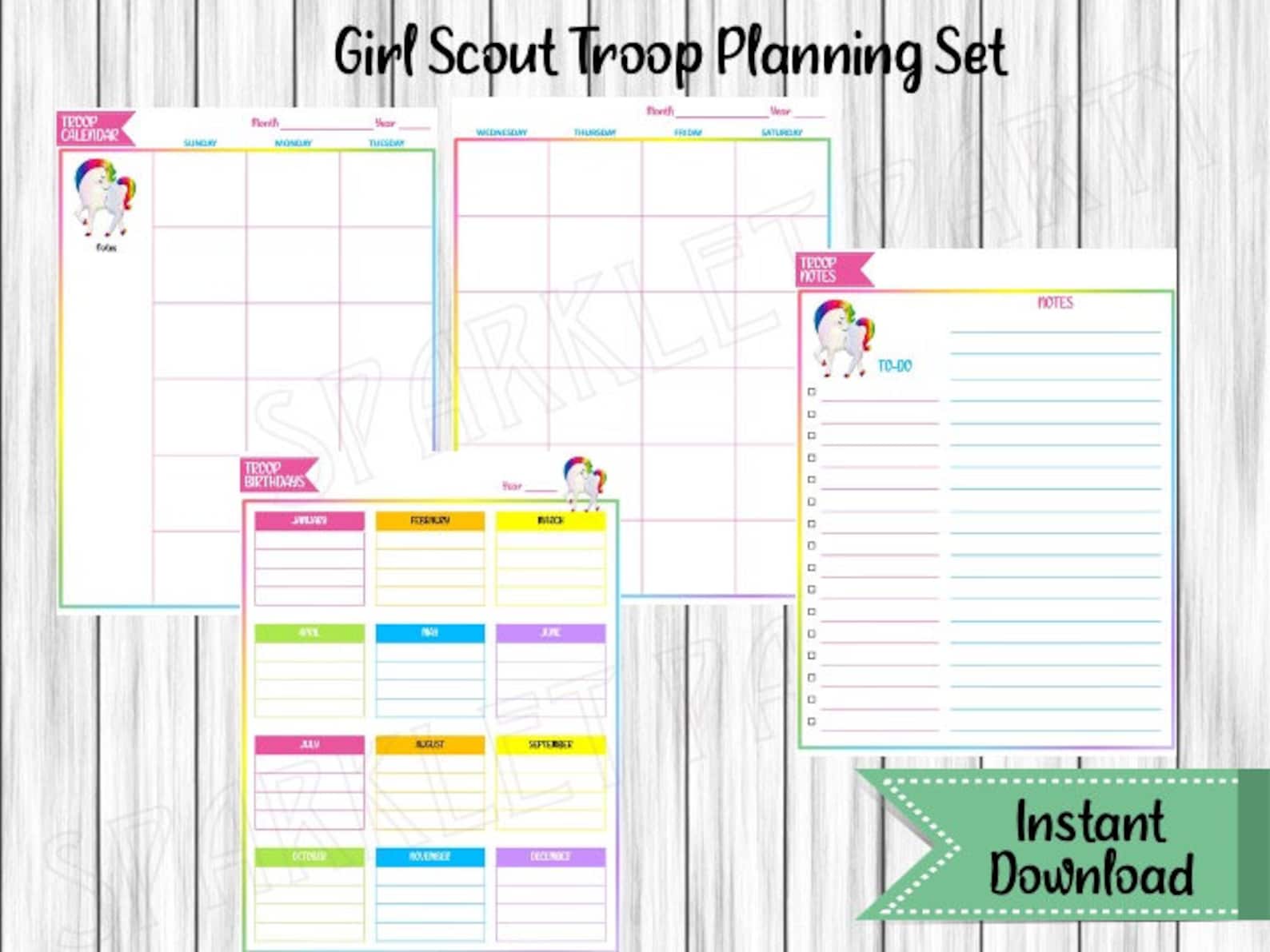Girl Scouts Ultimate Troop Leader Planner Tool Kit Binder - Etsy