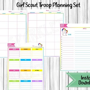 Girl Scouts Ultimate Troop Leader Planner Tool Kit Binder Meeting ...