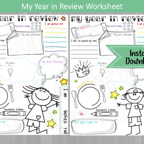 My School Year Sheets - Etsy