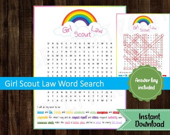 Girl Scout Law | Etsy
