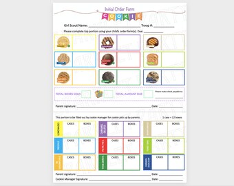 Cookie Form 2022 - Etsy