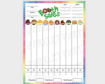 Lbb Booth Tally Sheet - Etsy