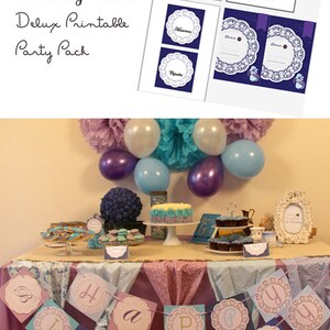 Shabby Chic Delux Party Printable Pack - Etsy