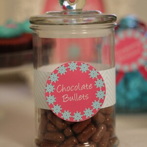 Pacific Beauty Spa 3 Circle Labels Editable PDF Add Your Own Text - Etsy