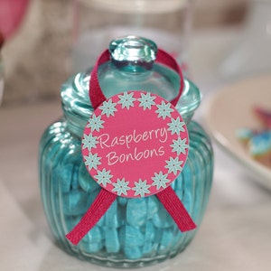 Pacific Beauty Spa 3 Circle Labels Editable PDF Add Your Own Text - Etsy