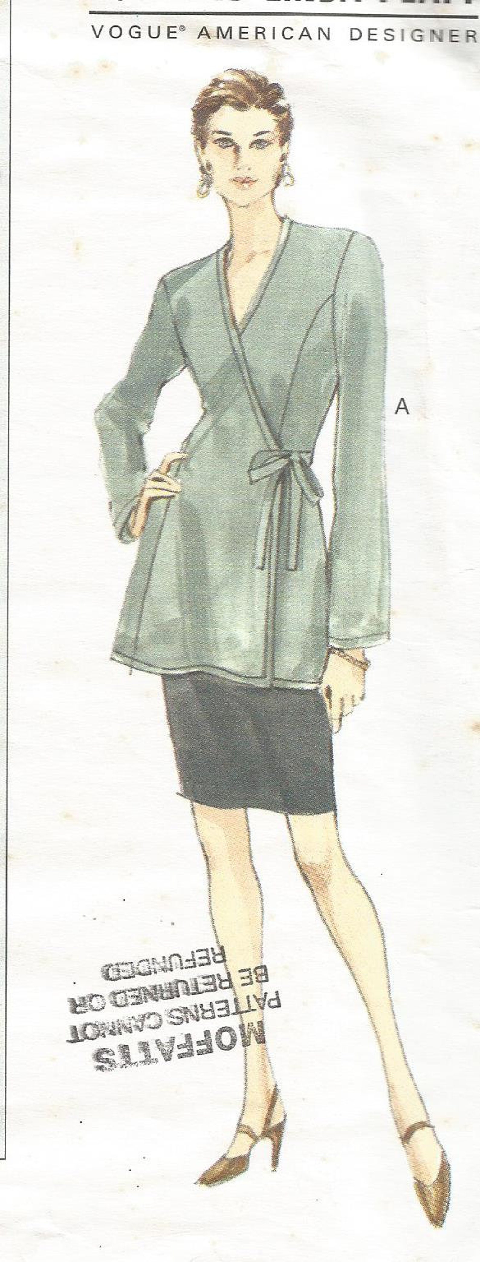 Vogue American Designer Sewing Pattern 1538 TOM and LINDA PLATT Dress ...