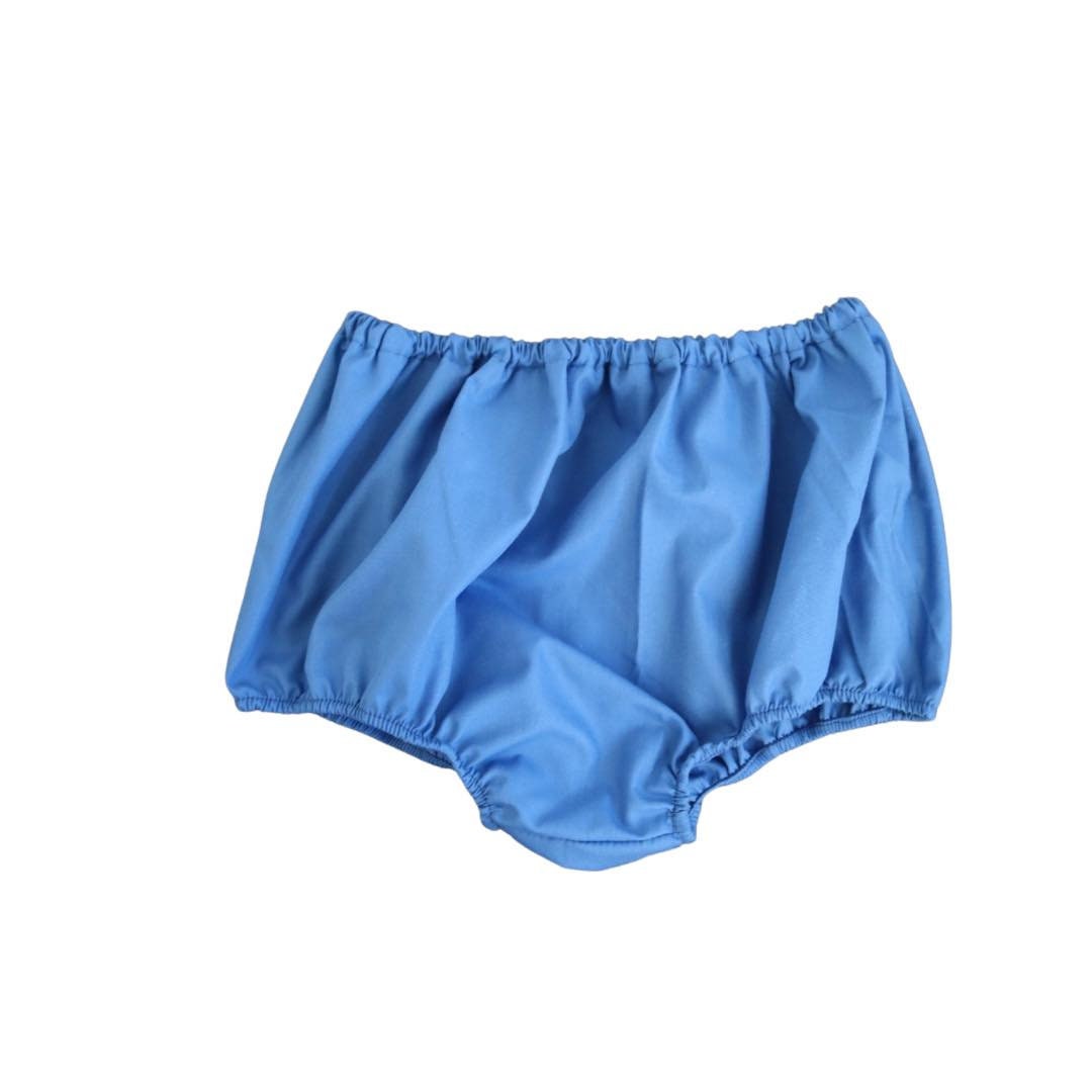 Royal Blue Solid Bloomers Bubble Blue Bright Baby Girl Birthday Summer ...