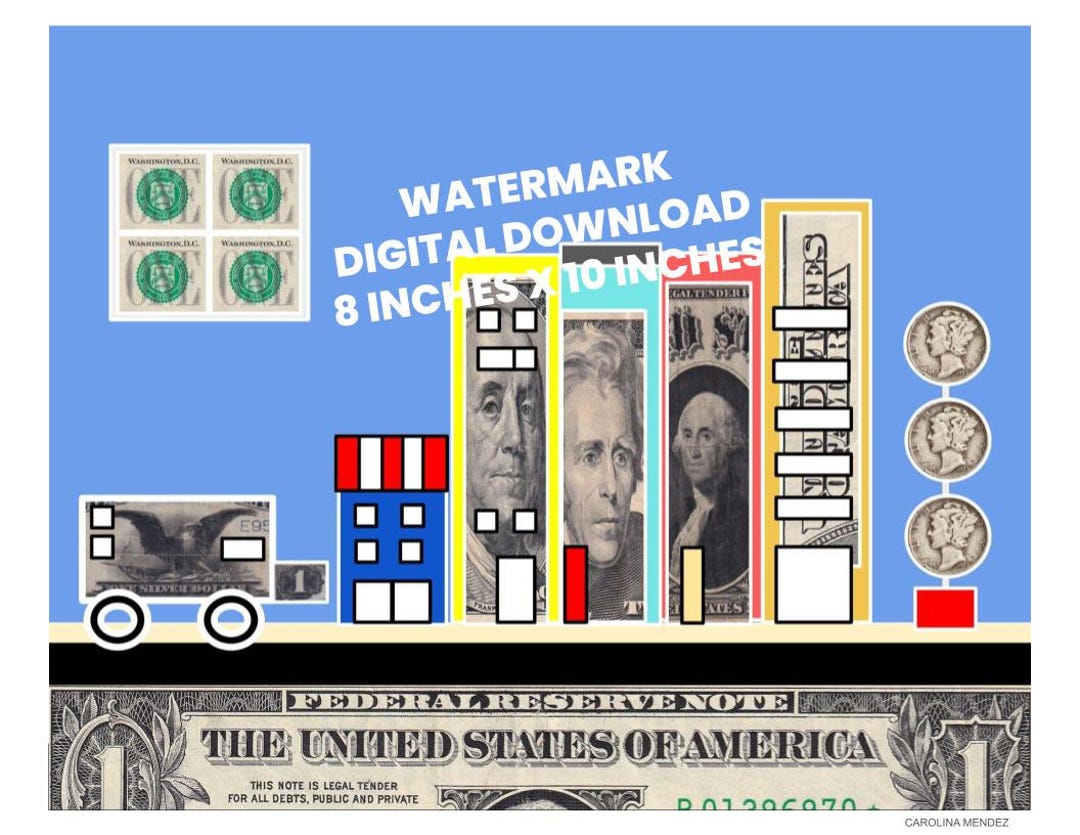 Money Lane. Paper Money and Art. Digital Download - Etsy