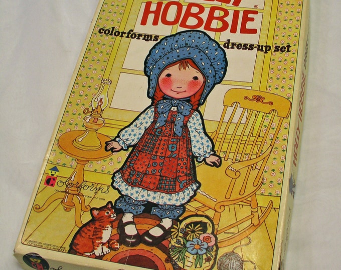 Vintage Holly Hobbie Colorforms Dress up Set - Etsy