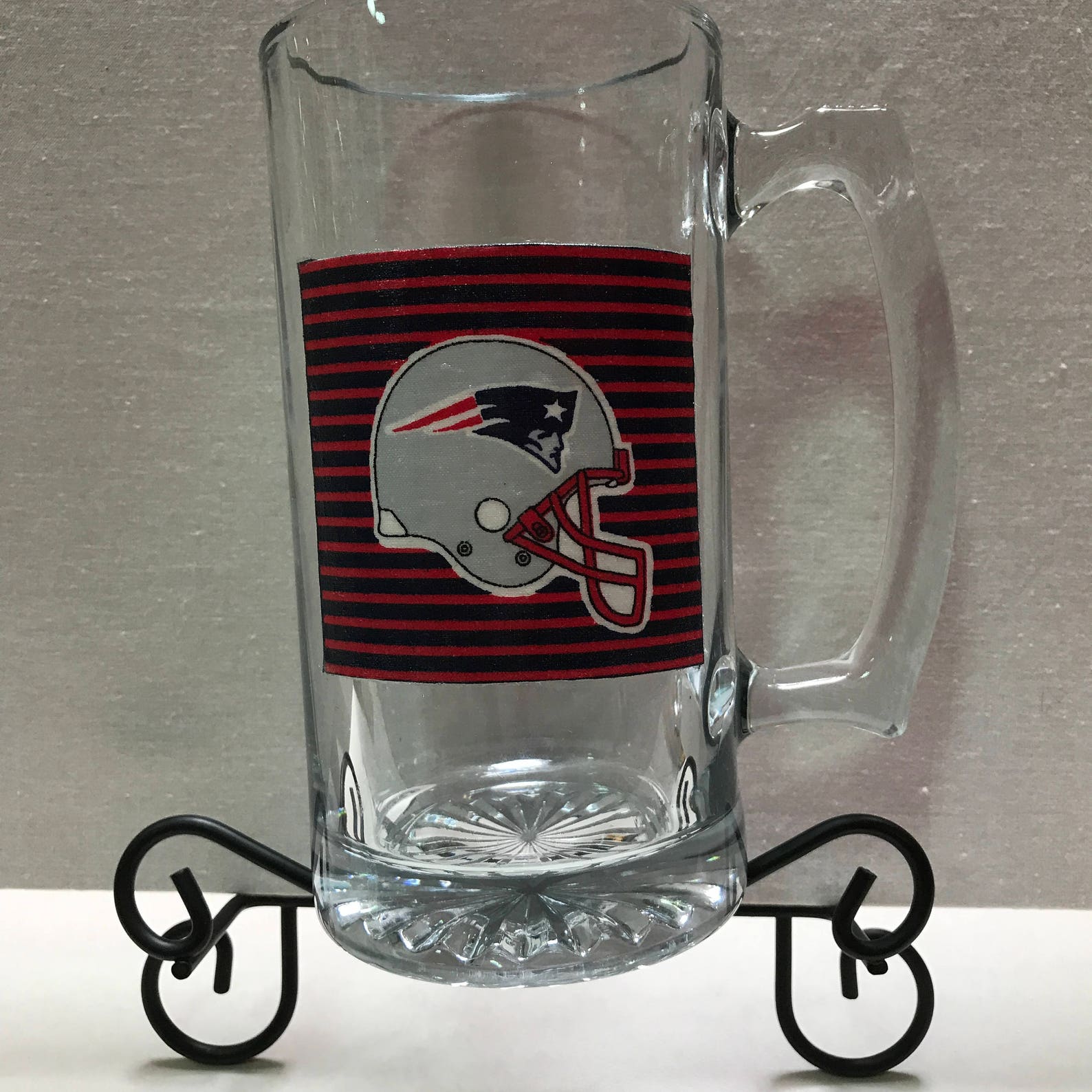 24oz Patriots, New England, Sports Mug Wrapped With Designed Fabric. - Etsy
