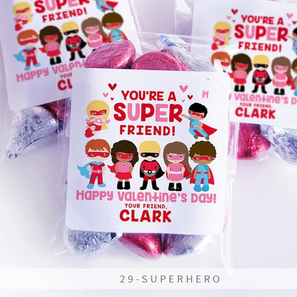 Superhero Valentine - Etsy