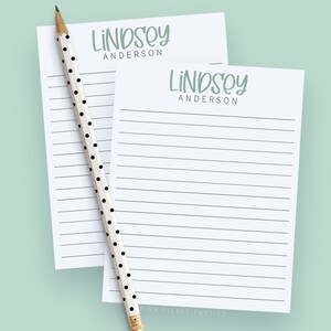 Personalized Notepad for Women, Girls Notepad Personalized With Name ...