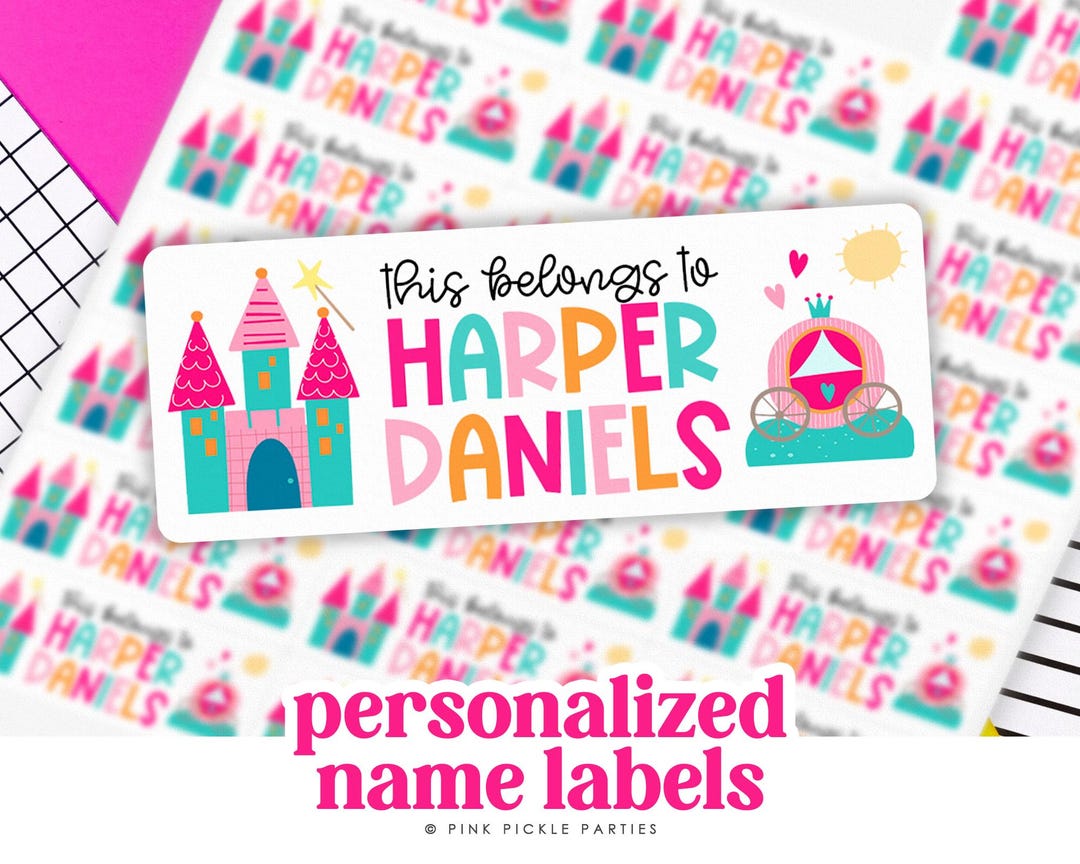 School Supply Labels, This Belongs to Teacher Stickers, Belongs to ...
