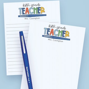 Teacher Notepad, Teacher Appreciation Gift, Cute Teacher Gift, Teacher ...