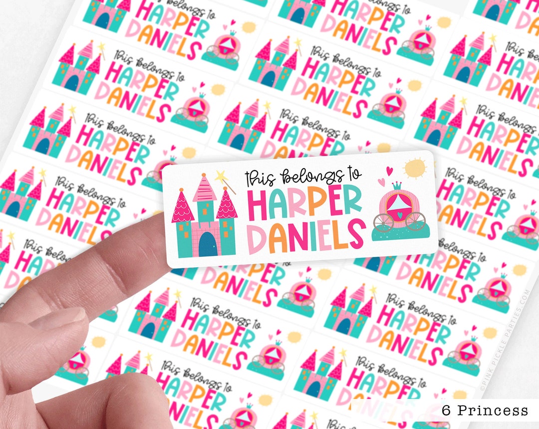 School Supply Labels, This Belongs to Teacher Stickers, Belongs to ...