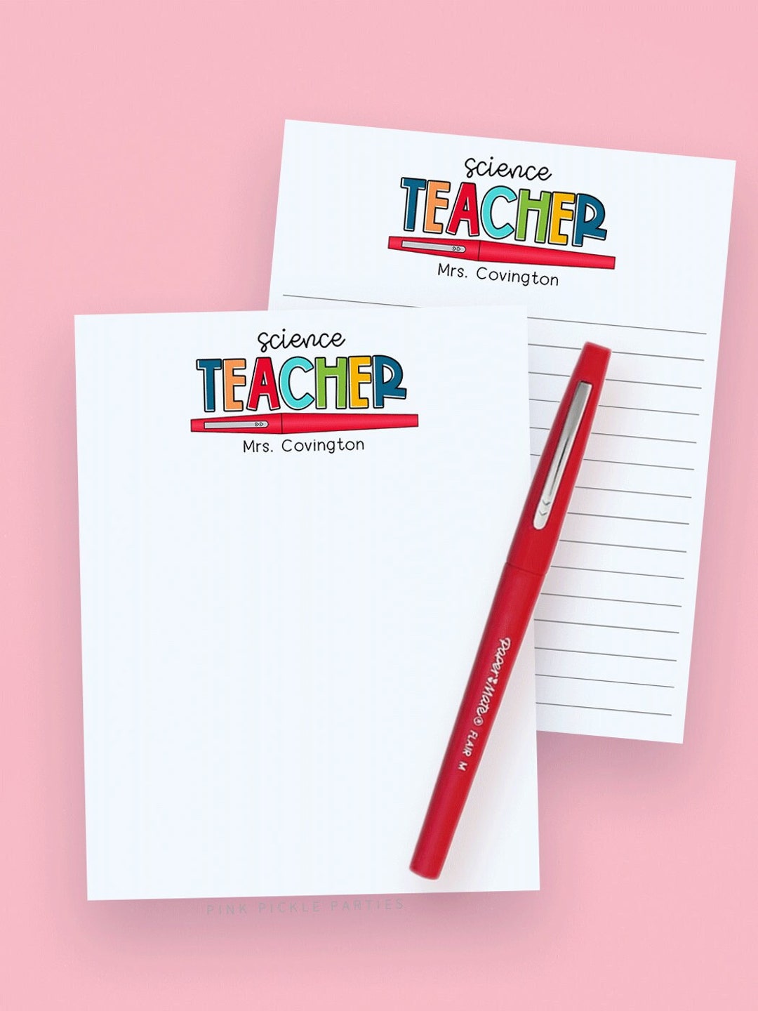 Teacher Notepad Teacher Appreciation Gift Cute Teacher Gift - Etsy