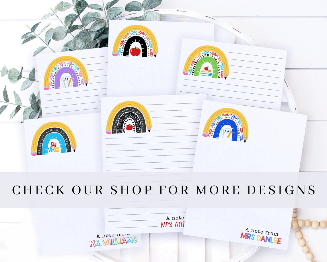 Teacher Notepad Teacher Gifts Personalized Custom Teacher - Etsy