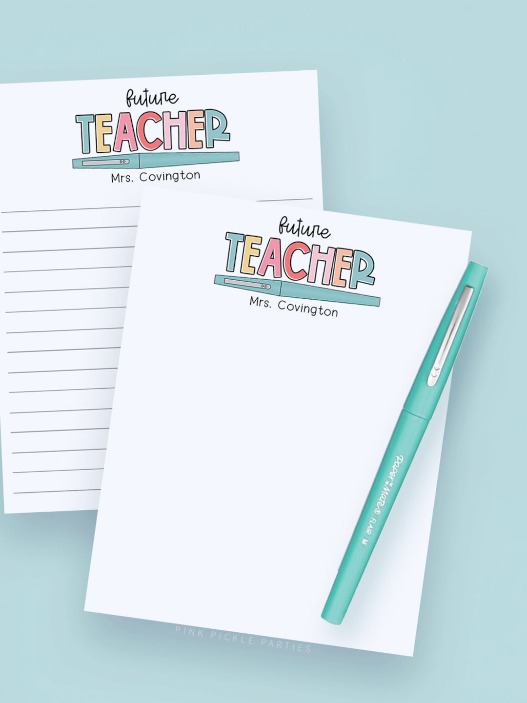 Teacher Notepad Teacher Appreciation Gift Cute Teacher Gift - Etsy