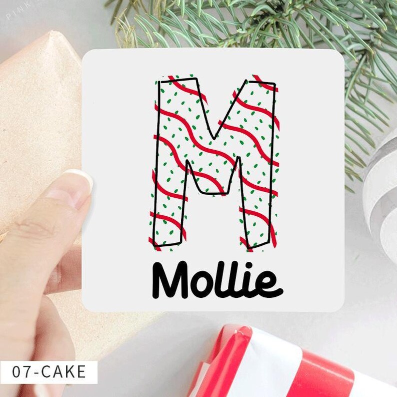 Christmas Gift Stickers | Christmas Name Stickers | Personalized ...