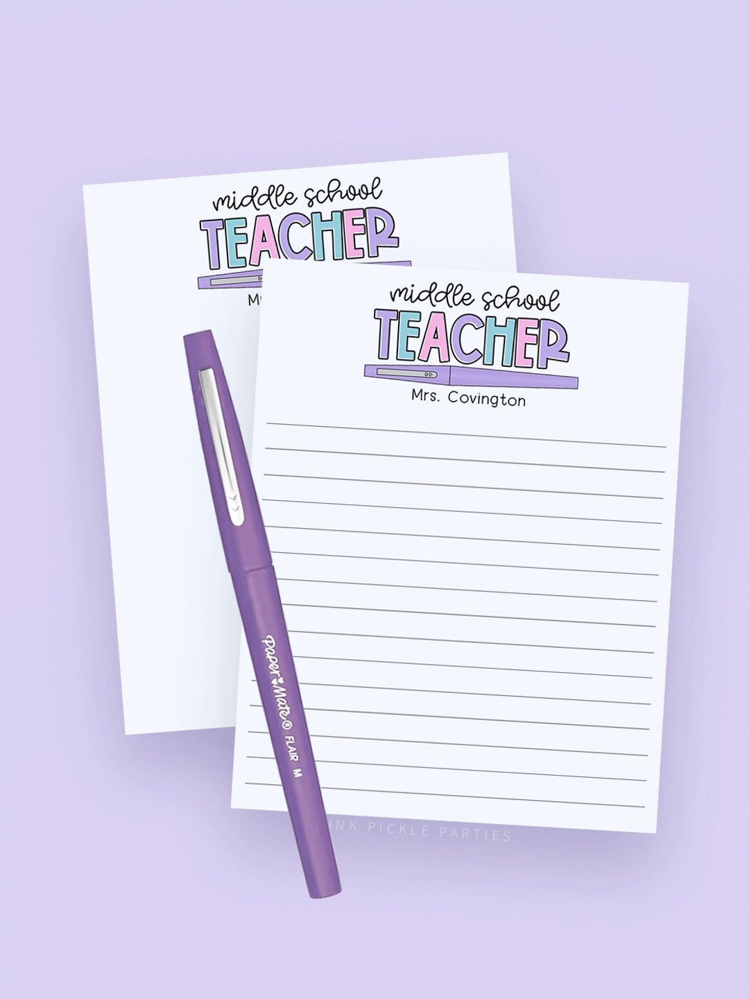 Teacher Notepad, Teacher Appreciation Gift, Cute Teacher Gift, Teacher ...