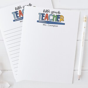 Gifts for Teachers, Teacher Notepad, Teacher Appreciation Gift, Cute ...