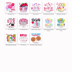 Bugs & Kisses Valentine Stickers or Labels, Love Bug Valentines Tags ...