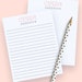 Personalized Notepad for Women, Girls Notepad Personalized With Name ...
