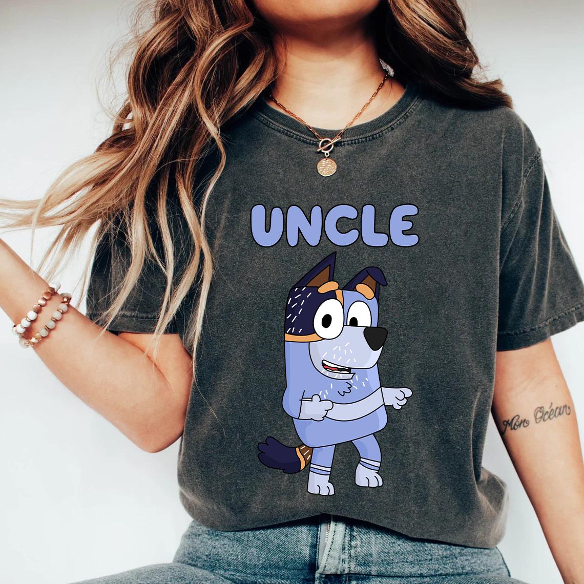 Bluey Uncle PNG, Bluey Uncle Stripe PNG, Bluey Family Cartoon Gift ...